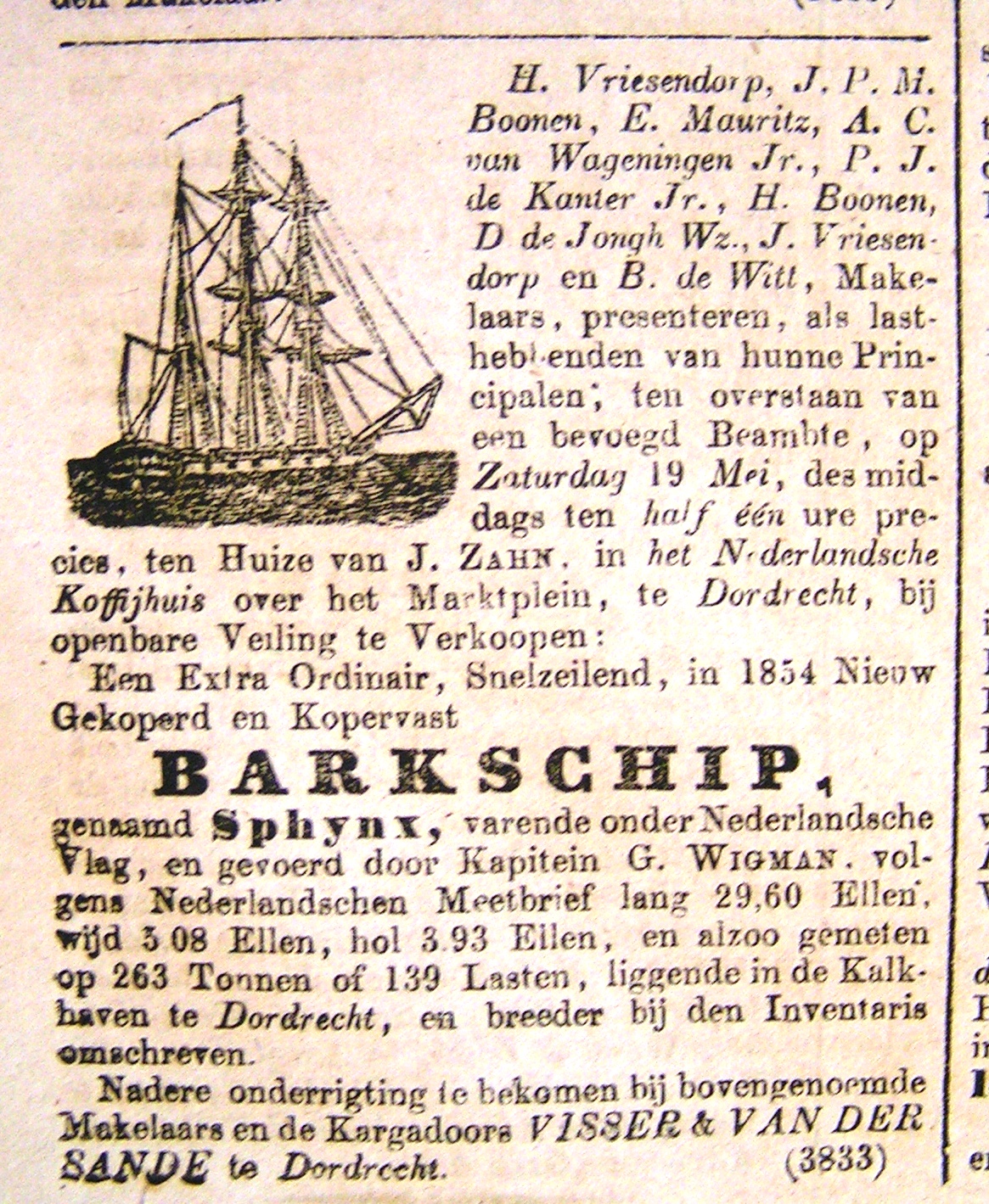 Stichting Maritiem Historische Data - Schip