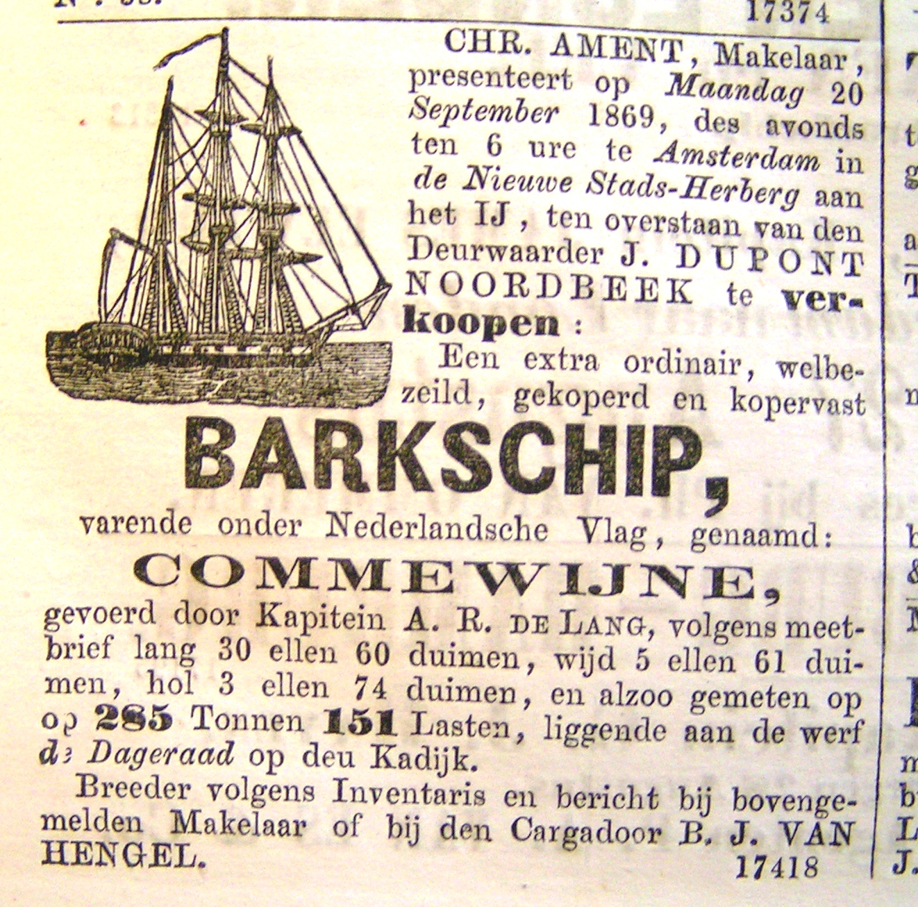Stichting Maritiem Historische Data - Schip